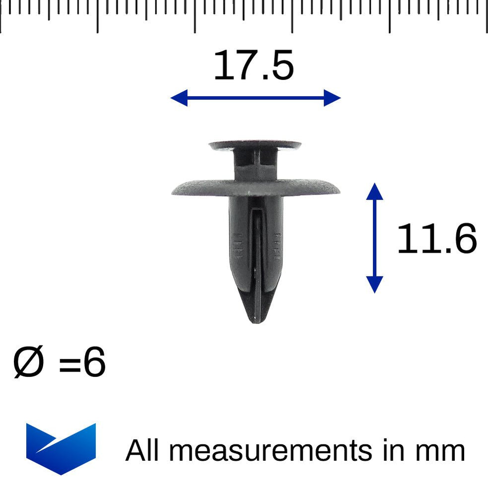 Mazda Car Trim Clips, Fixings & Fasteners — VehicleClips