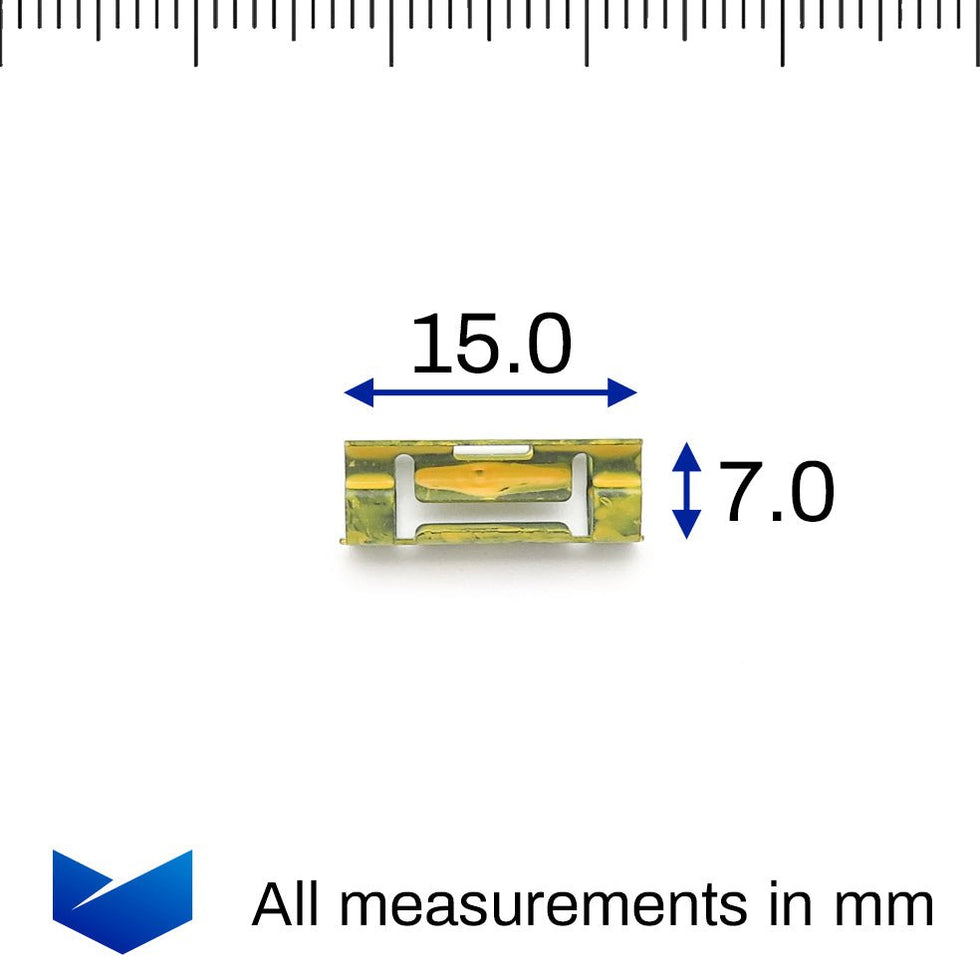 Dashboard and Centre Console Metal Trim Clip, VW 3B0867190 — VehicleClips