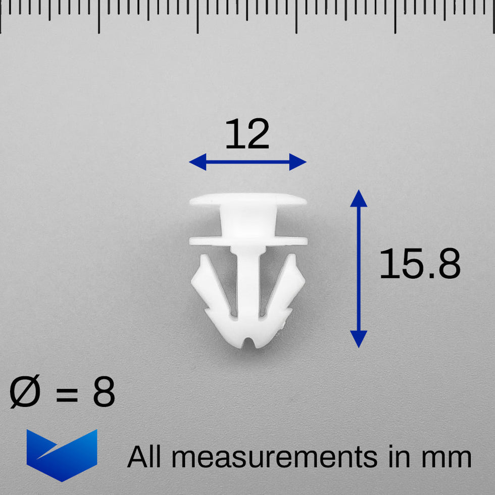 Exterior Wheel Arch Trim & Side Moulding Clip- Volkswagen 191853585A ...