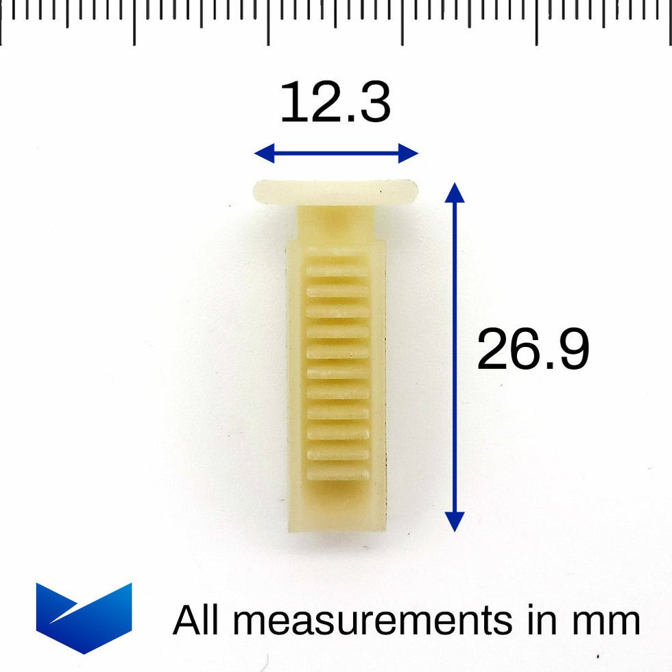Interior Pillar Trim Clip, Renault 7703077108 — VehicleClips