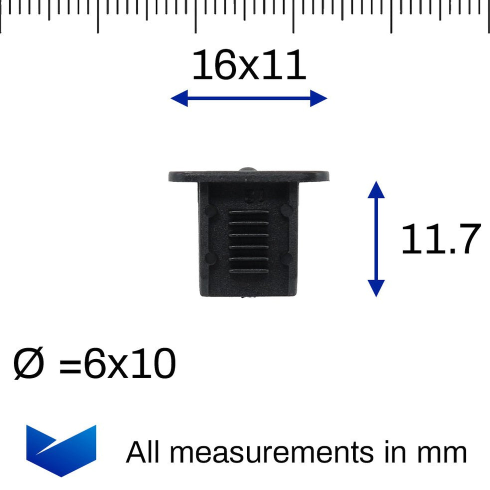 Roof Lining & Interior Trim Panel Clips- Volkswagen 357867646 ...