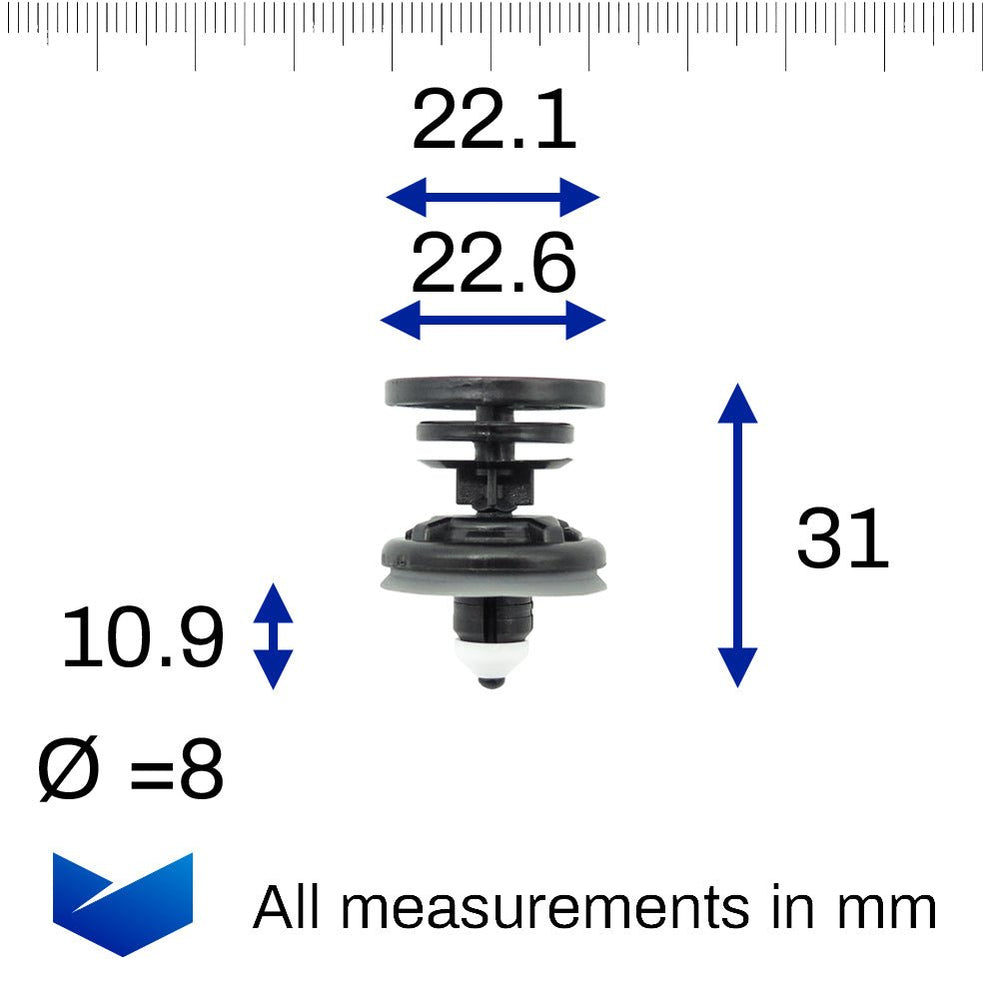 Volvo Car Trim Clips, Fixings and Fasteners — VehicleClips