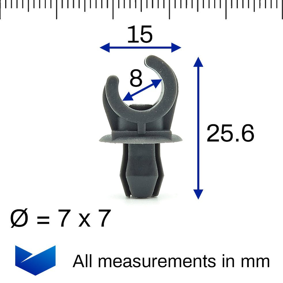 Bonnet Stay Prop Clips — VehicleClips