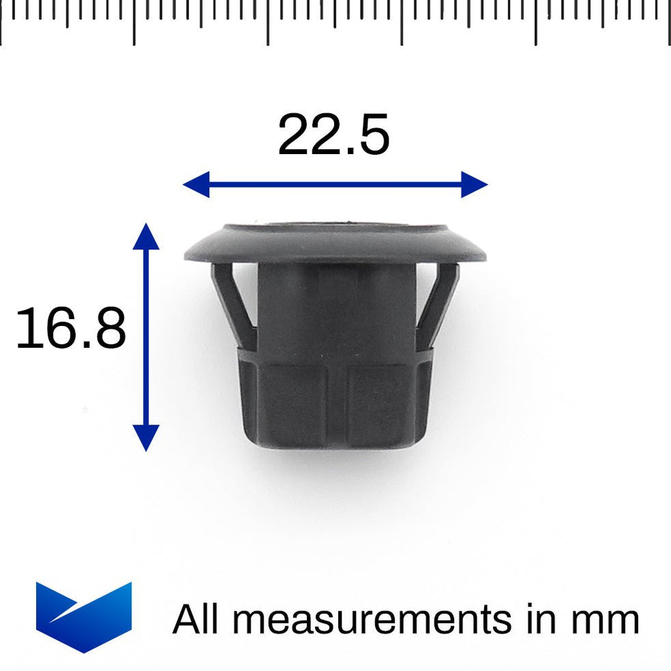 Bumper Locator & Positioning Clip, Renault 7703081239 — VehicleClips