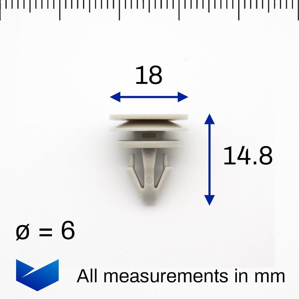 Door Seal & Weatherstrip Clips, Audi 4F0831719 — VehicleClips