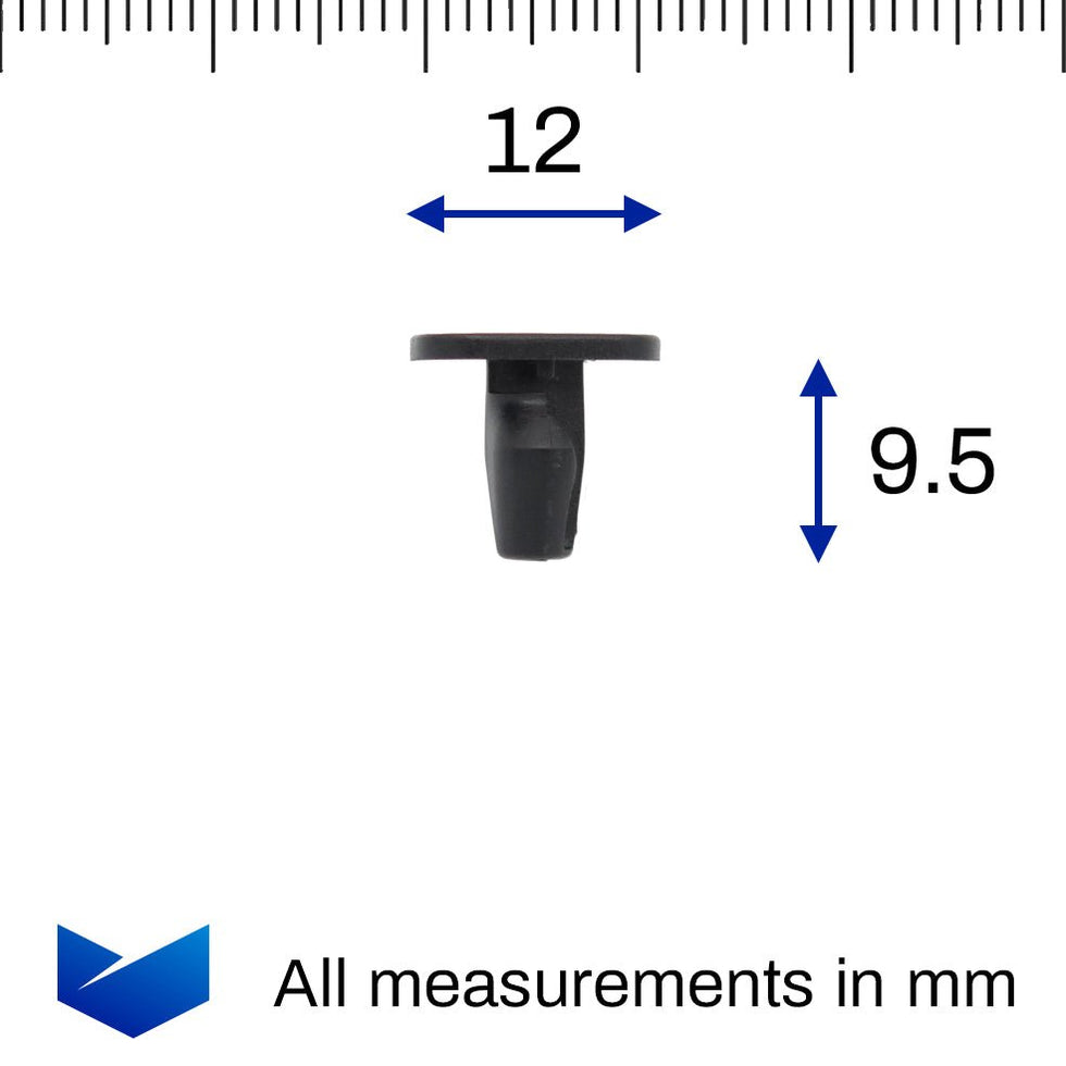 Door Trim, Seal & Weatherstrip Clips, BMW 51767412895 — VehicleClips