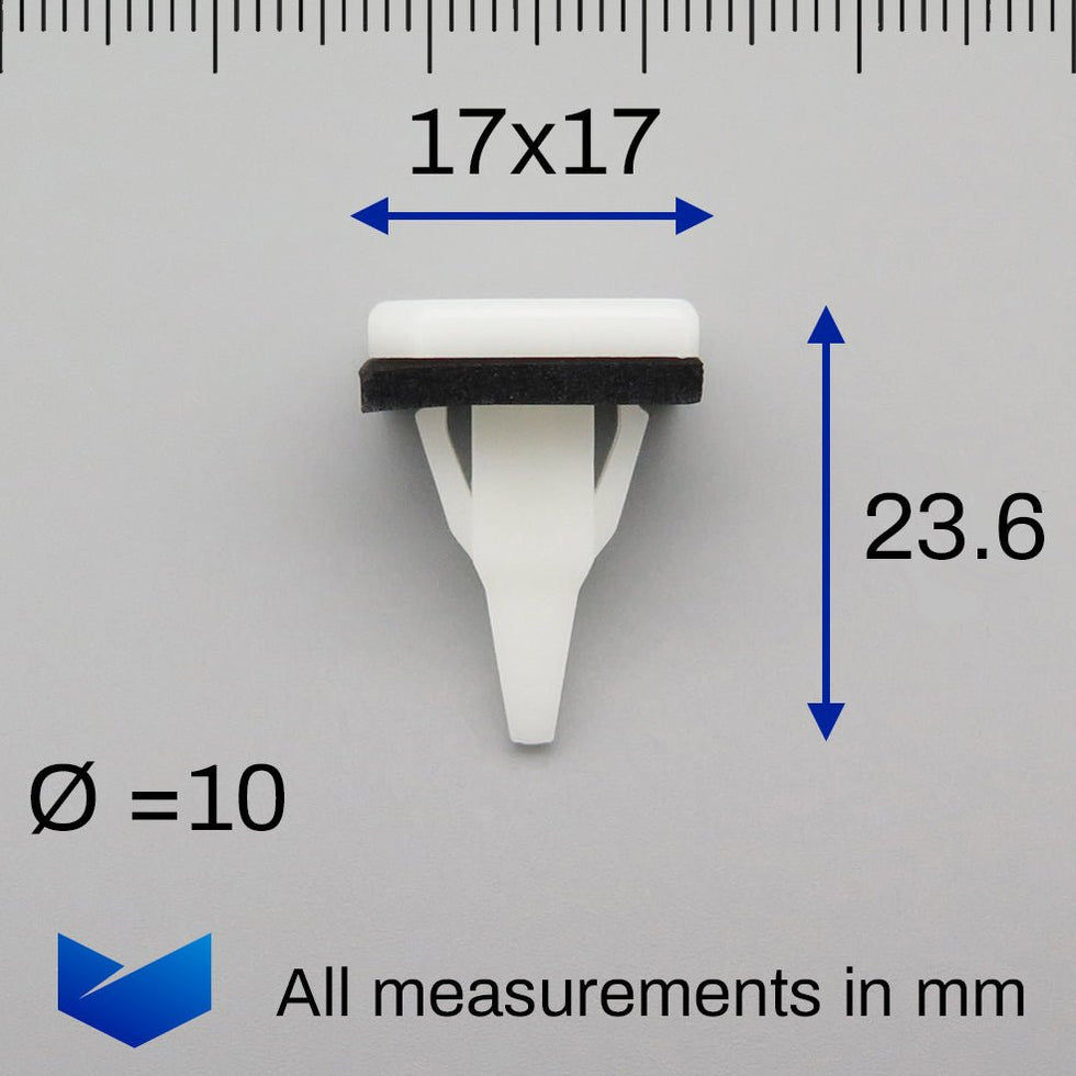 Exterior Sill Moulding & Side Skirt Trim Clips, Peugeot 682375 ...