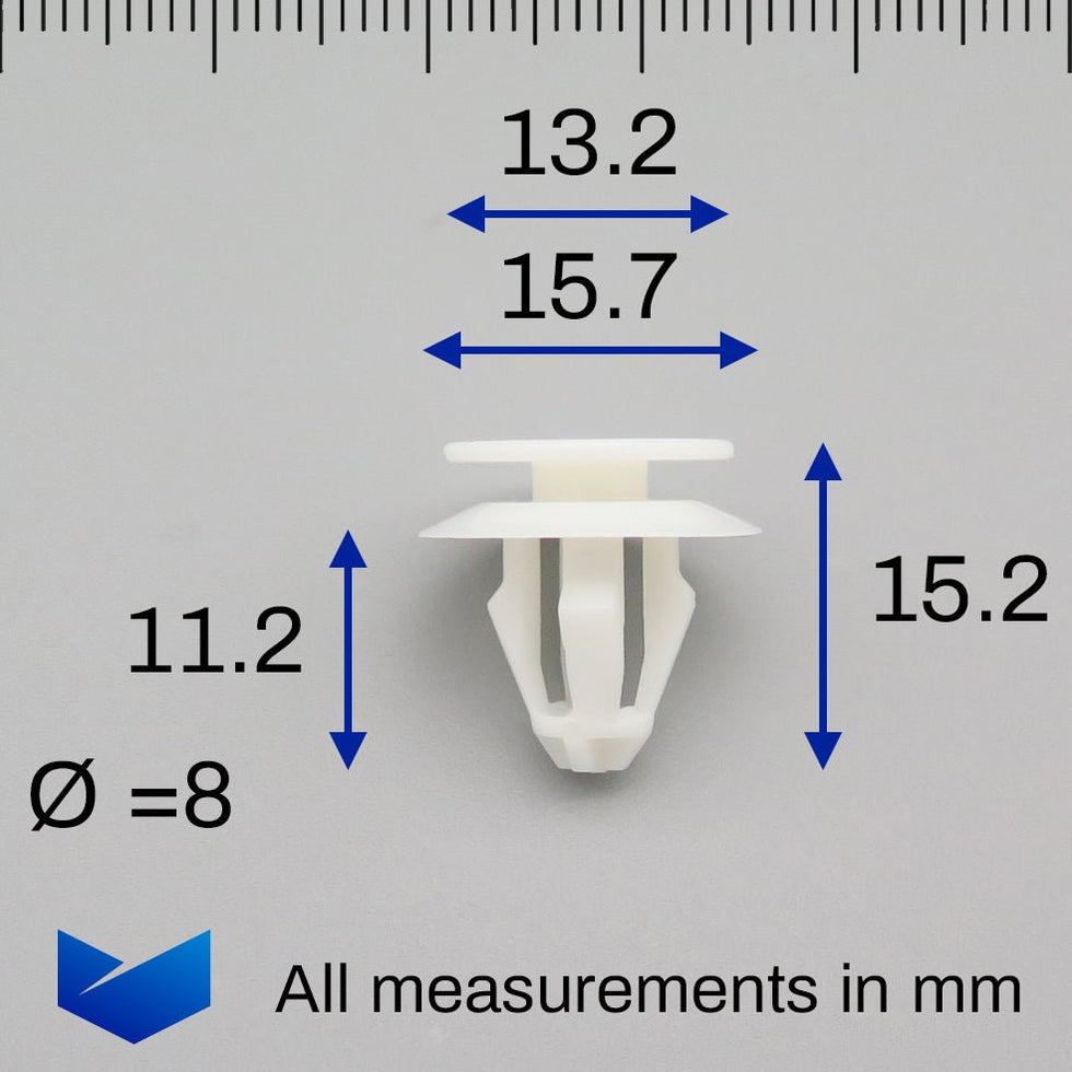 Interior Door Card & Trim Panel Clips- Audi 8E0867276 — VehicleClips