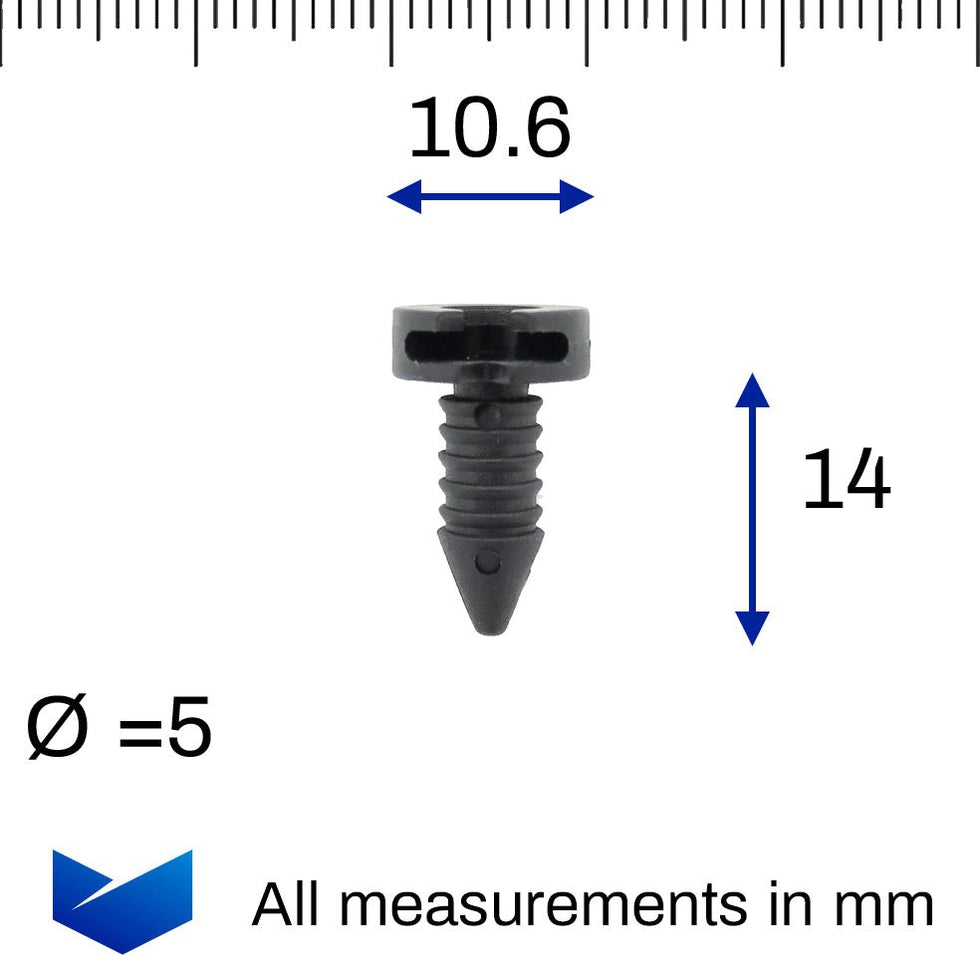 Land Rover Defender Front & Rear Door Card Clips / Studs- MXC1800 ...