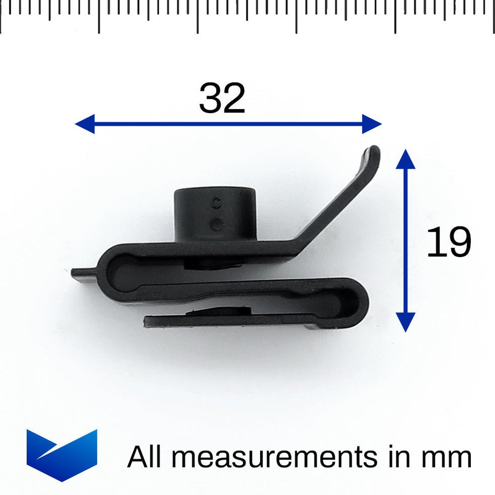 Plastic Spire Clips for Wheel Arch Lining Trims- Mazda LA0156135 ...