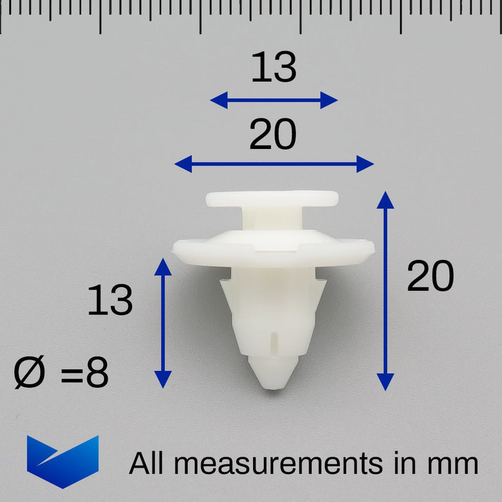 Plastic Trim Clips for Body Trims- Honda 91512-SJK-003 — VehicleClips