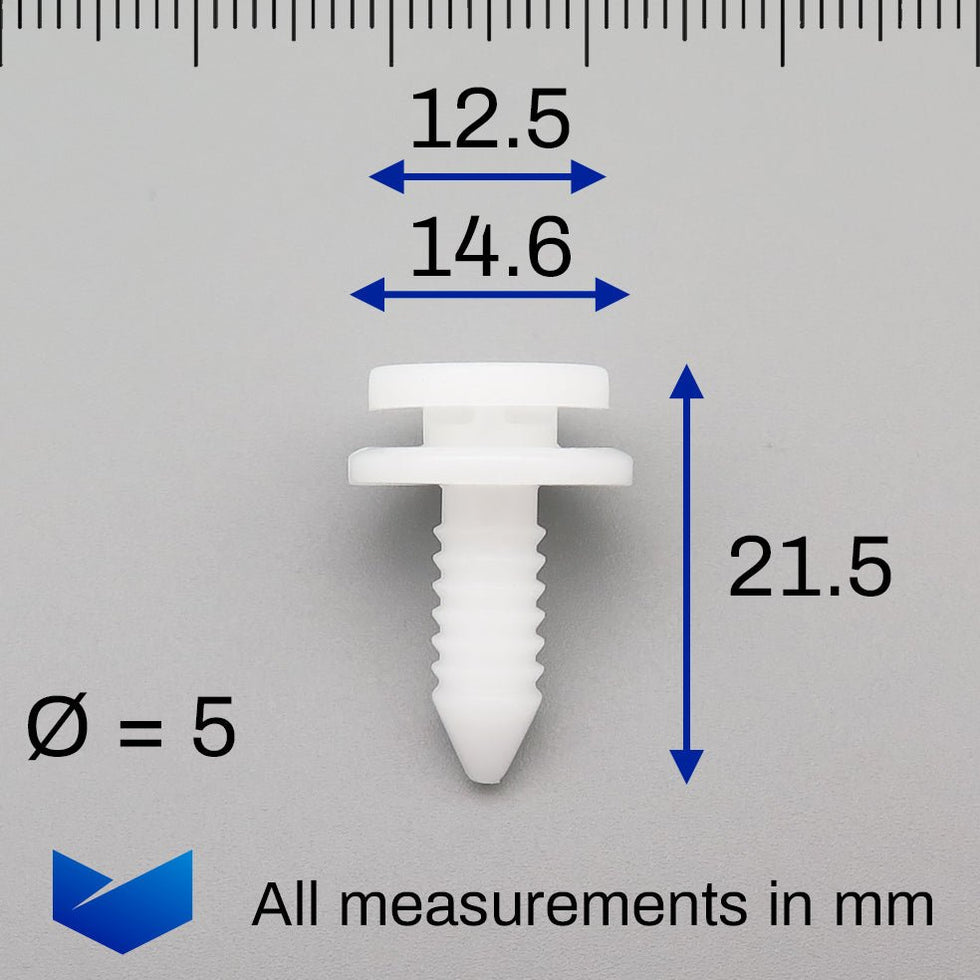 Skoda Interior Pillar Trim Retaining Clips- 3B0867333 — VehicleClips