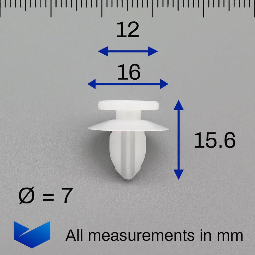 Trim Panel & Moulding Clip, Mitsubishi MU000573 — VehicleClips